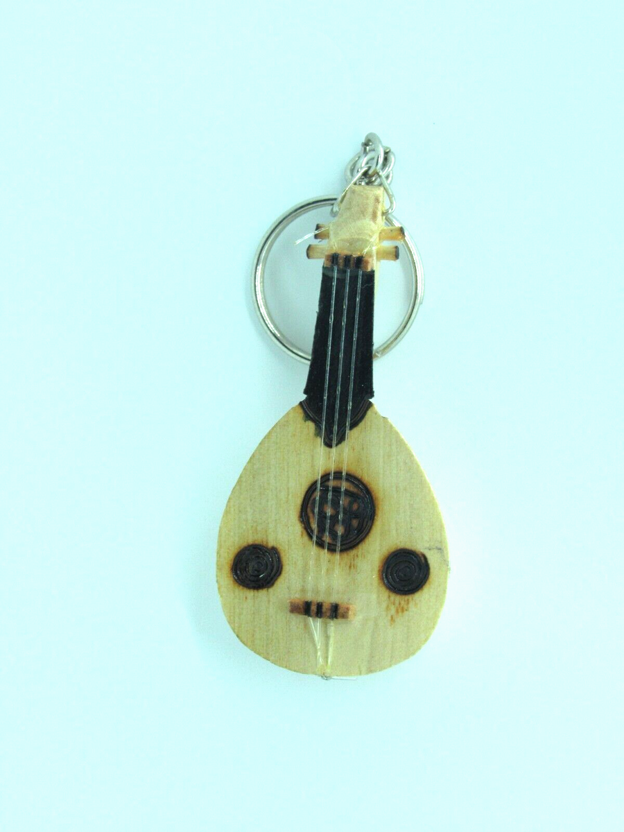 Wooden Hand Made Keychain Oud Ud Anahtarlik – Unosell Muzik Enstrumanlari