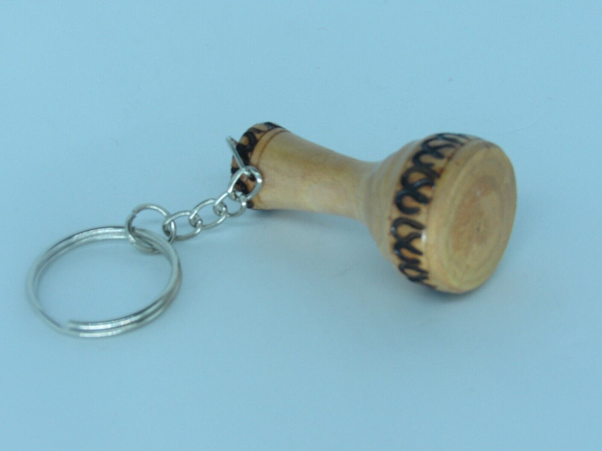 Wooden Keychain Darbuka Doumbek Tabla Anahtarlik – Unosell Muzik ...
